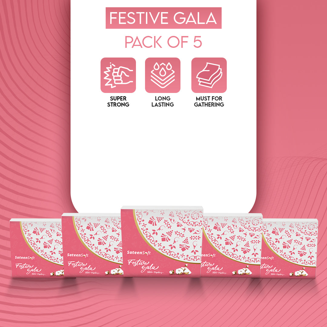 Festive Gala (Pack of 5) – SateenSoft