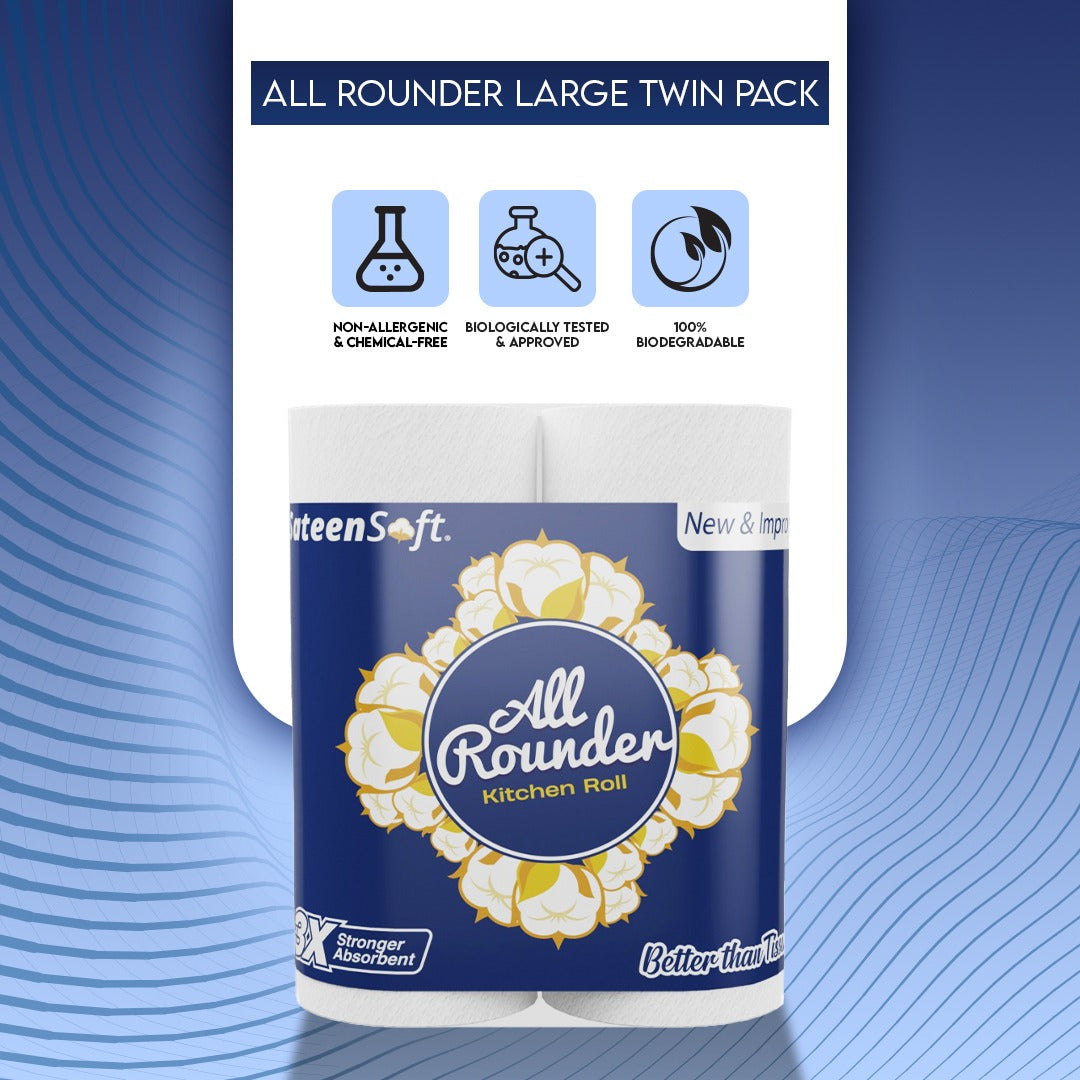 All Rounder – Large (Twin Pack) – SateenSoft